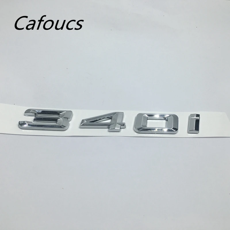 340i Emblem Badge Rear Chrome Logo Decal for BMW F30 F31 F35 E90 E91 ...