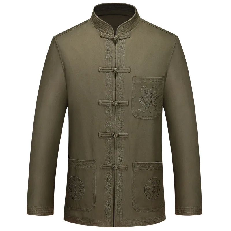 Compra ropa tradicional china para los hombres online al por mayor de ...