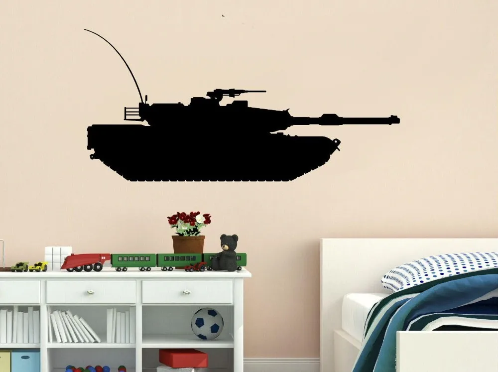 Aliexpress.com : Buy Creative Tank Vinyl Decal Military Army Tank Kid ...
