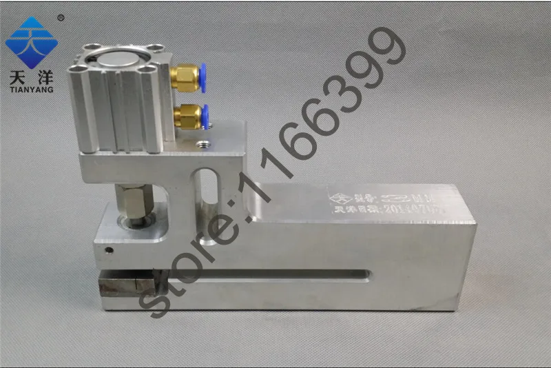 pneumatic hole punching machine for food packaging plastic tear notch bag