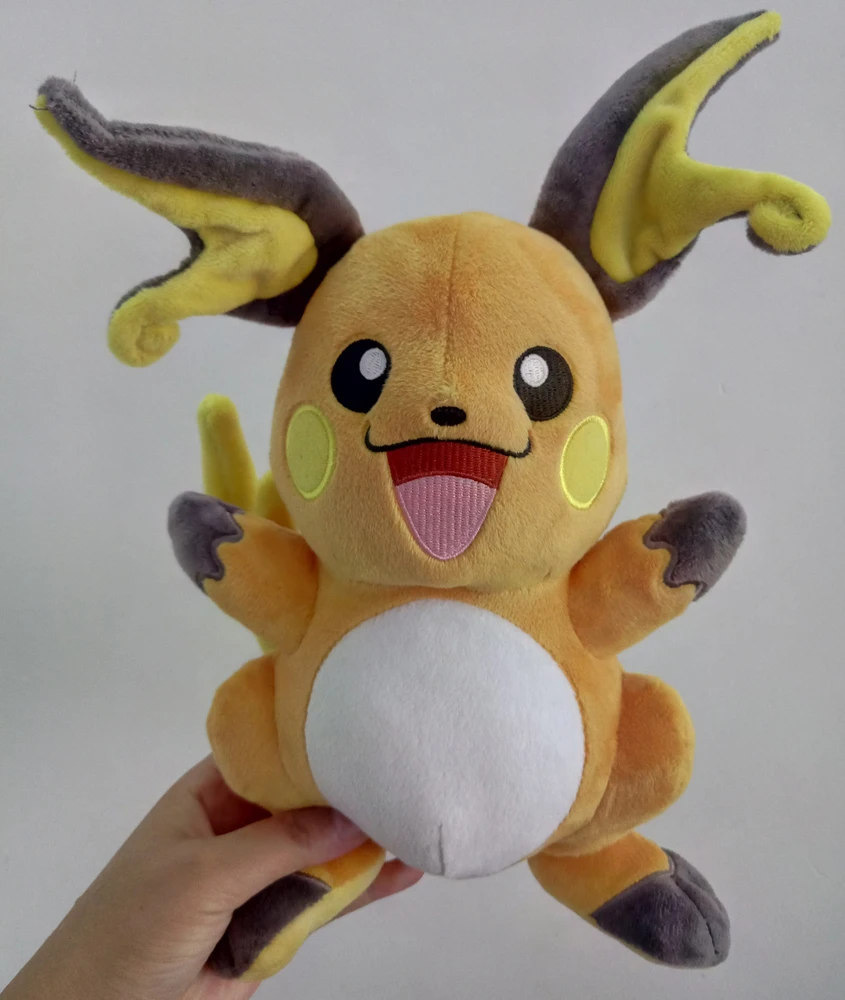 GENUINE Go Collectible Plush Toy Raichu stuffed plush toy 11inch ...