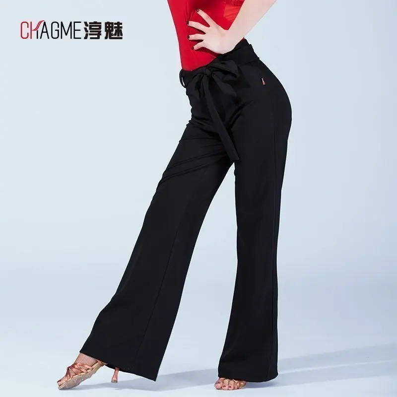 Latin Dance Costume pants wide leg straight pants|latin dance costumes ...