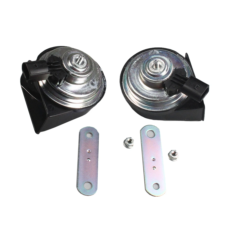 Pair High Low Tone Horns For Vw Caddy Jetta Golf Mk5 6 Rabbit Passat B6 ...