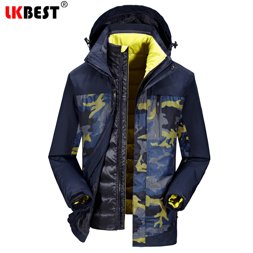 LKBEST New Winter Cost Men White duck down Keep Warm Winter Jacket Men ...