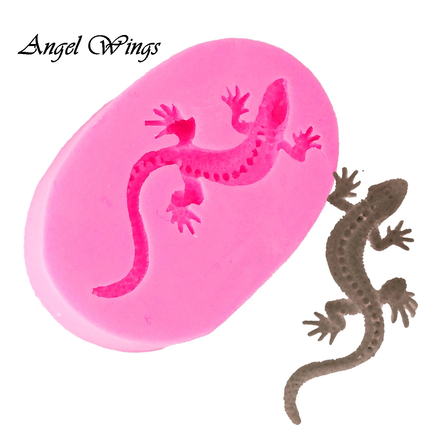 DIY gecko shape Silicone Molds snake Fondant Cake Decorating Tools ...