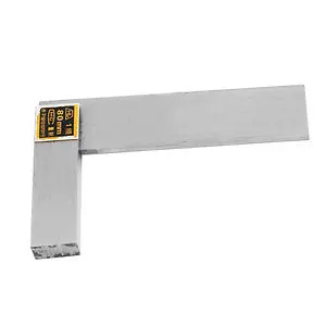 * 80mm x 50mm Trisquare Escala Lâmina de Metal Praça Borda Chanfrada w ...