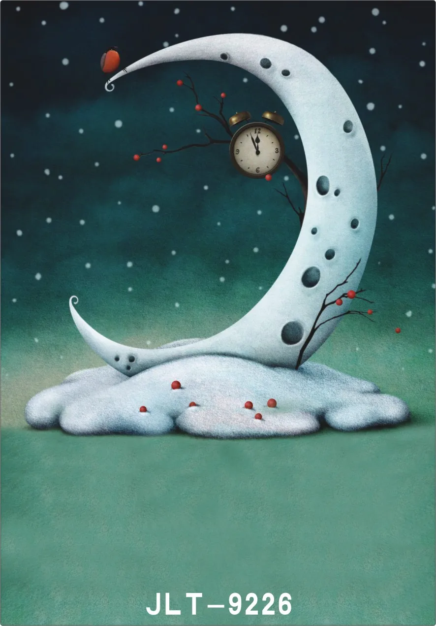 SJOLOON abstract vintage easter photo background moon baby and newborn ...