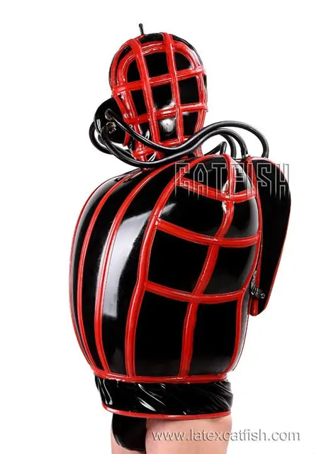 Heavey inflatable latex straight jacket-in Anime Costumes from Novelty ...