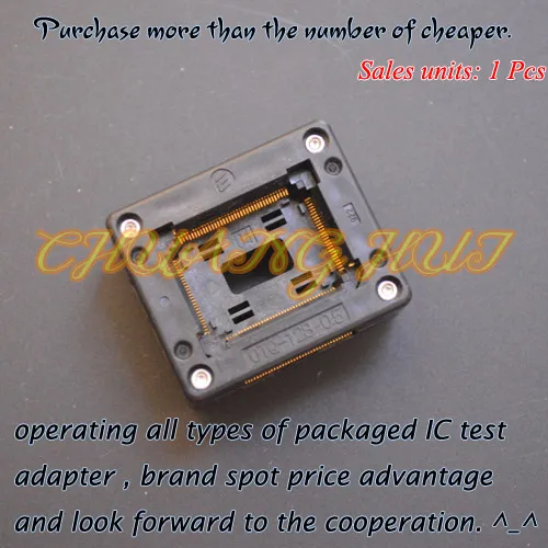 OTQ 128 0.5 04 ic socket test TQFP128 QFP128 LQFP128 Tomada|socket ...