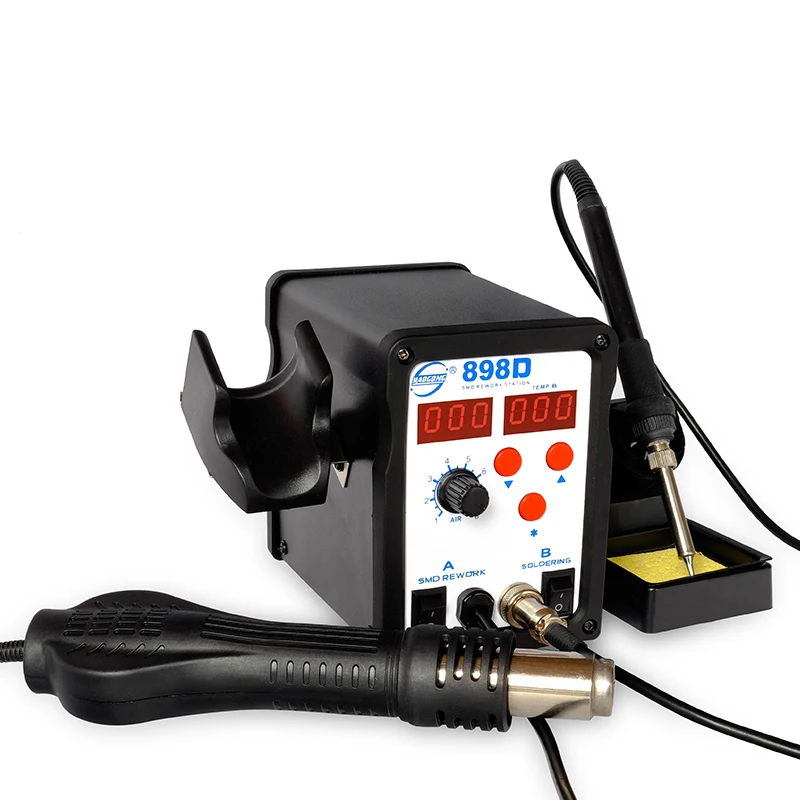 898D SMD Hot Iron Mini Soldering Station,Hot air rework station