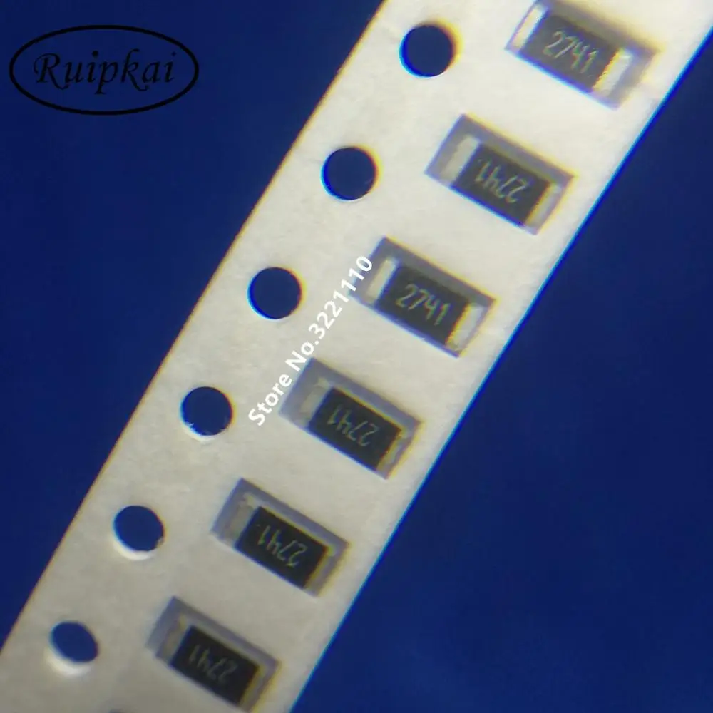 200 unids 3216 2.74 k ohm marcado 2741 película gruesa propósito ...