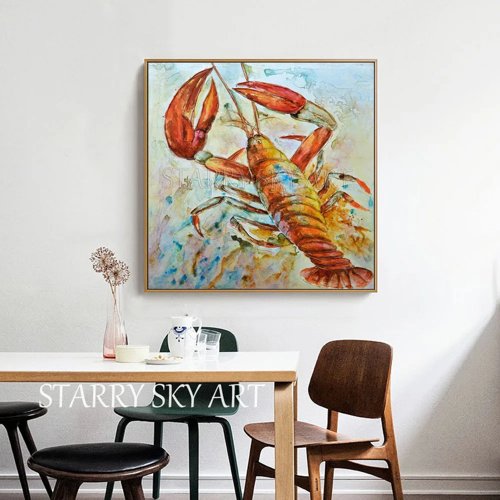 Lobster Oil Painting