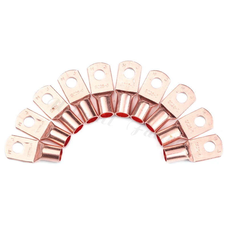 COSSE ELECTRIQUE,SC25-6--Kit'assortiment de trous de boulons, anneau en cuivre, bornes de ...