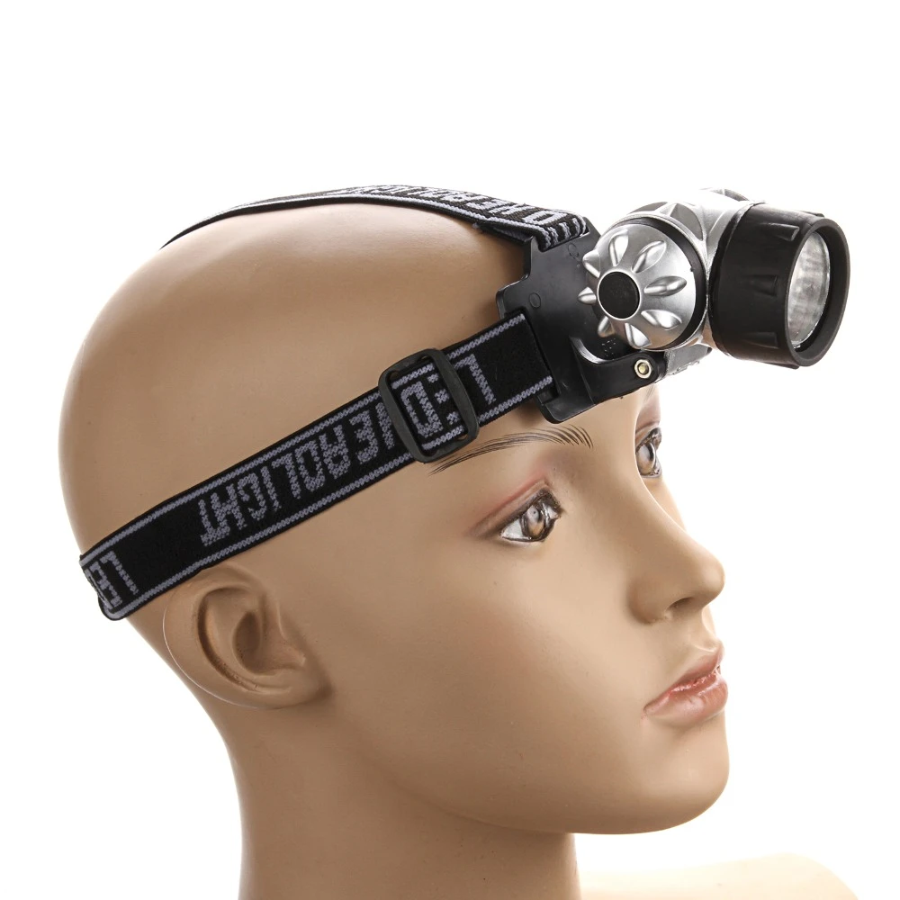 14led Adjustable Head-lamp With Pivoting Light-head - Flashlight Mount ...