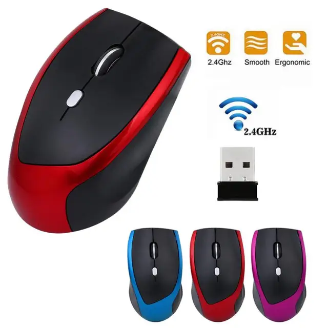 Cheap Binmer Professional Optical Mini Wireless Mouse 2.4GHz 6 Buttons ...