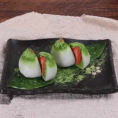 Simulation Fake Japan Food Matcha Model Dafu Tiramisu Small Cake Sample ...