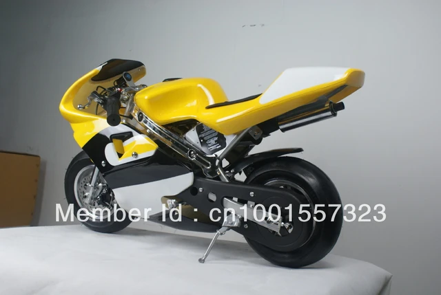 49cc Pocket Bike Yellow