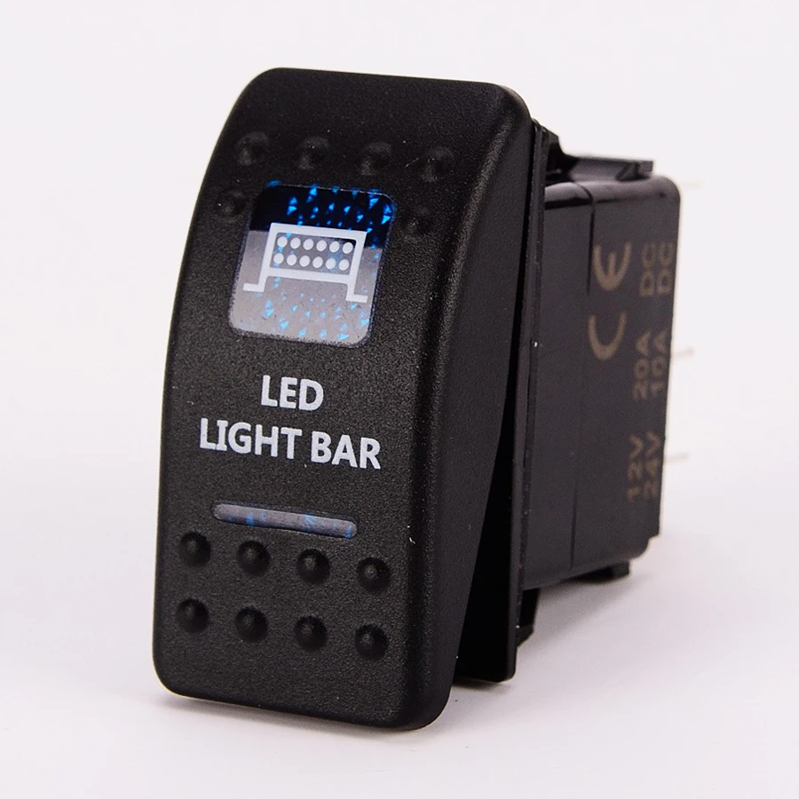 LED Car Switch Rocker Switches RV Marine Boat Yacht ATV Motorcycle Bus ...