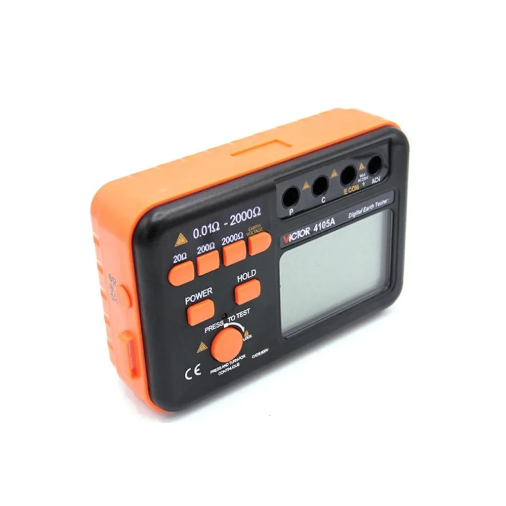 VICTOR VC4105A Earth Resistance Ground Resistance AC Voltage Meter ...