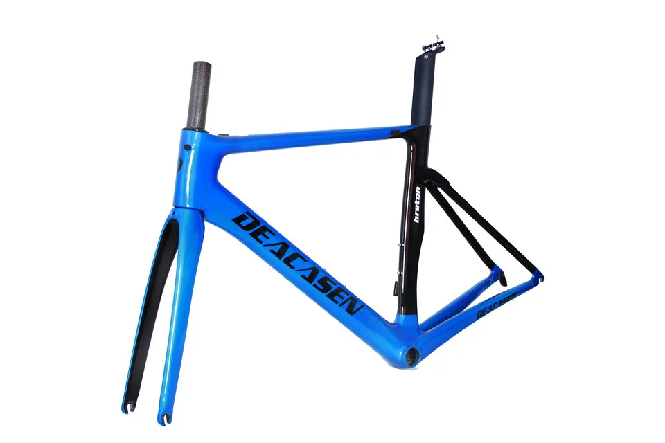 Frame+Fork+Seatpost+headset Hand made carbon fiber road bicycle frame ...