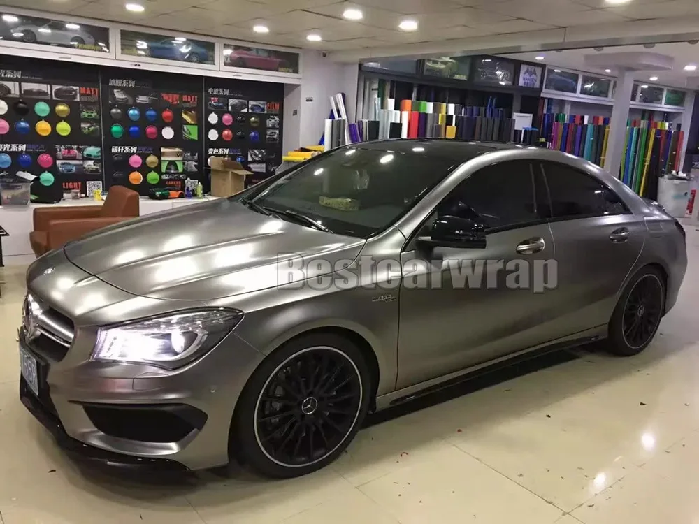 Grey Chrome Car