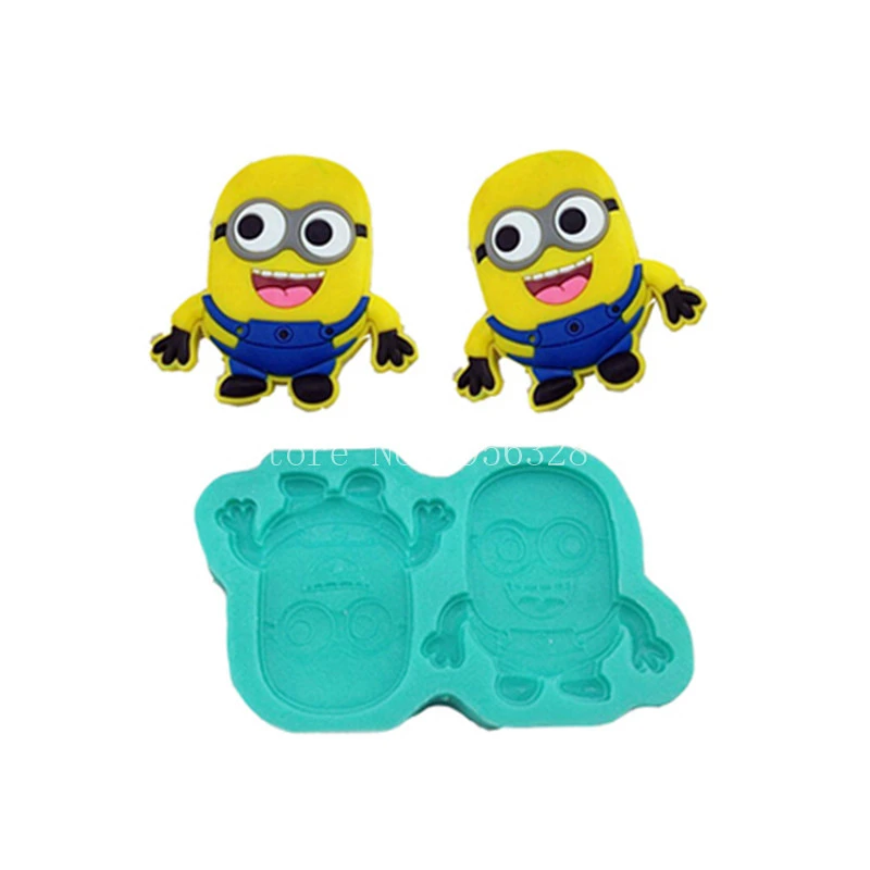 Diy Baking Minions Chocolate Fondant Mold Cake Decoration Silicone 【在庫あり】