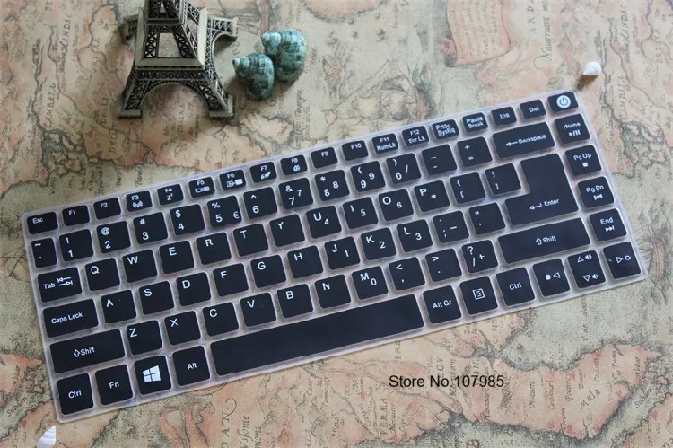 14 Inch Silicone Laptop Keyboard Cover Protector For Acer Aspire E5 ...
