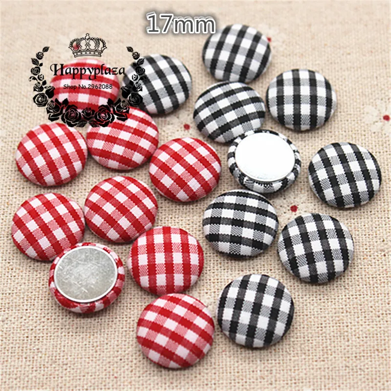 Flat Back Fabric Covered Buttons | Buttons Garden Crafts Cabochon ...