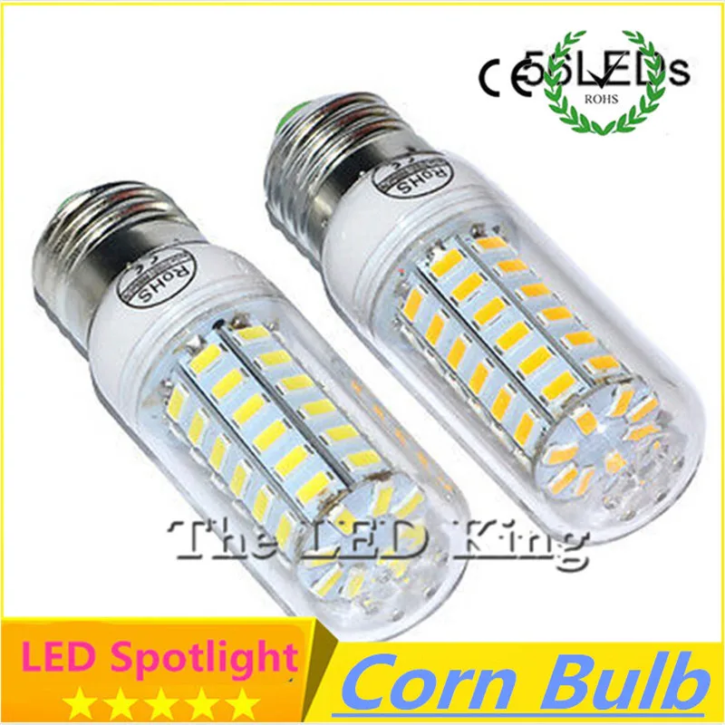 E27 220v Led Lamp 5730 Smd Led Bulb E14 Corn 24 30 36 42 48 72 89 Leds ...