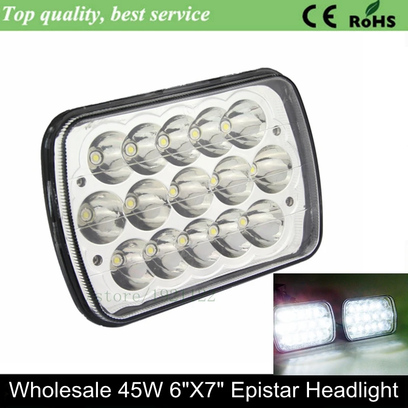 7inch 45w led car light IP67 high quality 4x4 off road led working ...
