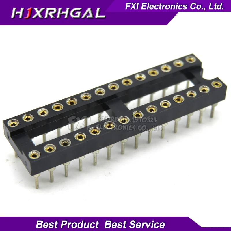 Zif Socket Uxcell 10pcs DIP IC Chip Socket Adaptor 2.54mm Pitch 15.24mm ...