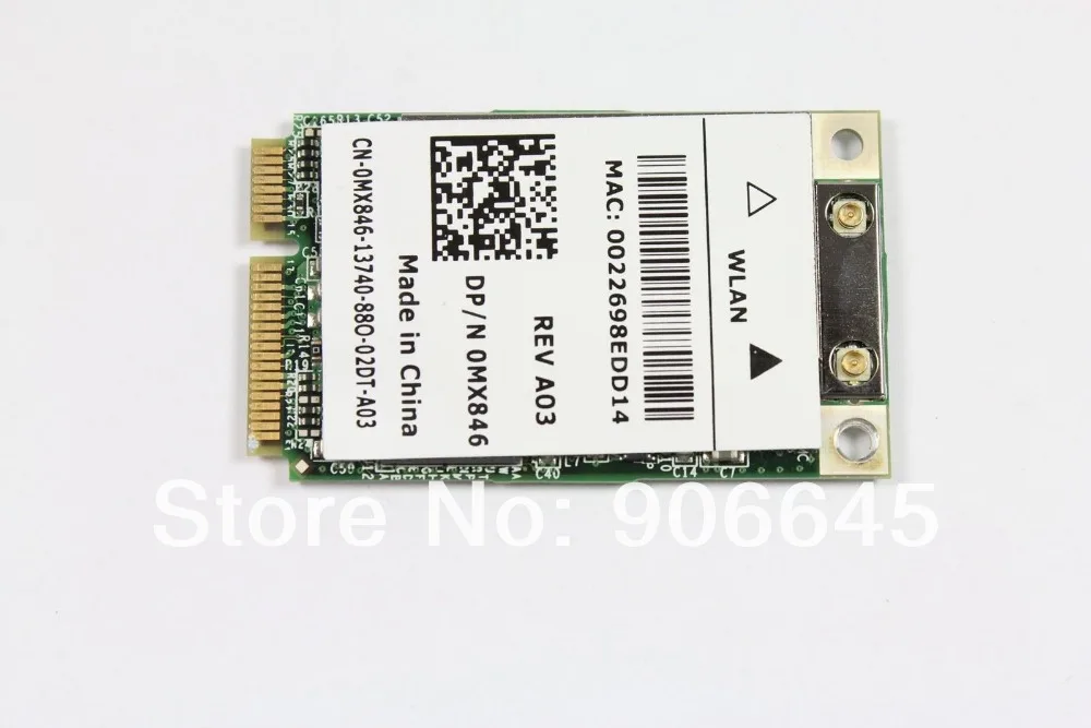 Dell Vrtx Dell Broadcom Wireless Wifi Card DW1510 CN-0PW934 ...