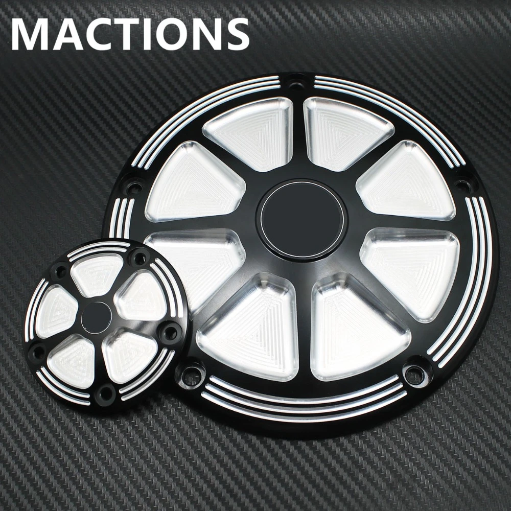 CNC Derby Timing Timer Covers Cover For Harley Road King Softail Dyna ...