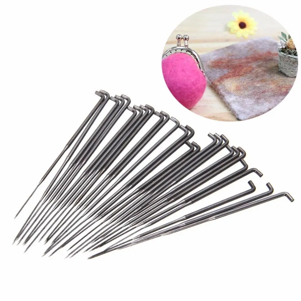 Mixed Felting Needles Set 30Pcs/Set Wool Felt Tools with Wood Handle ...
