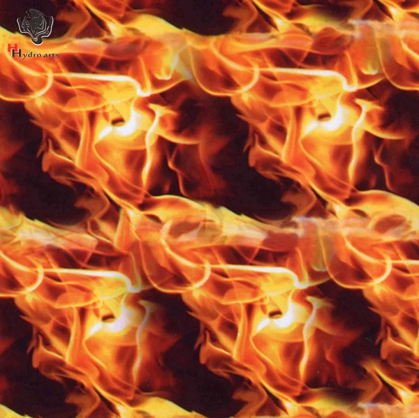 Free Shipping Red Flaming Hydrogarphic Film transfer hydro water ...