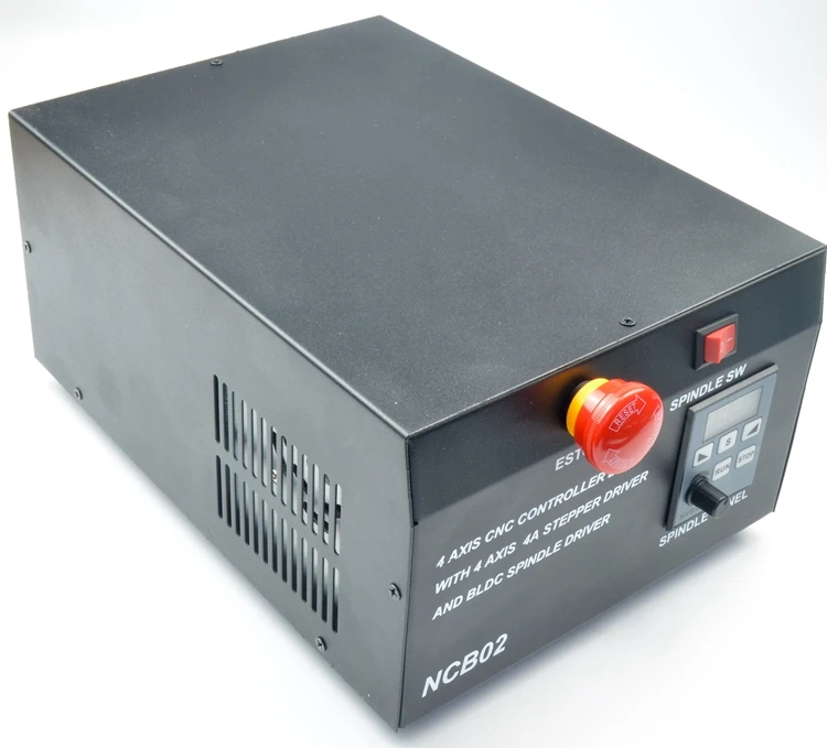 USB CNC BOX 4 Axis Stepper Motor Driver + USB Port Compatible with ...