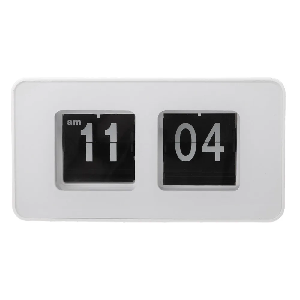 Digital Clock Retro Classic Stylish Clock Auto Flip Modern Desk Wall ...