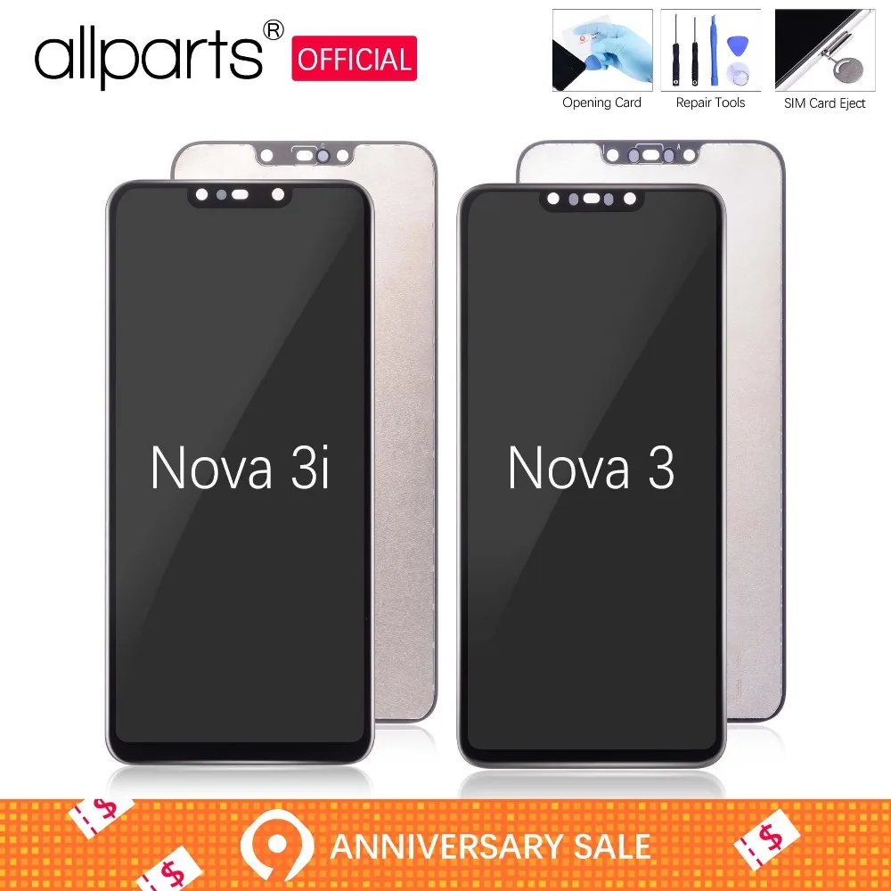 Original LCD For HUAWEI Nova 3 Display Touch Screen Replace For HUAWEI ...