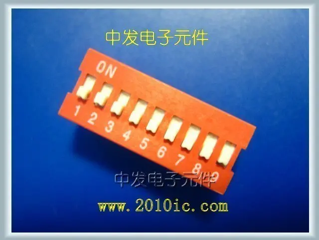 Of charge. free (flat dial) 9 digit dialing switch 2.54mm spacing ...