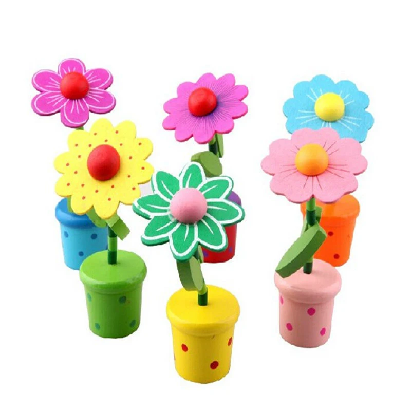 1pc Hot Sale Creative 15cm Baby Funny DIY Colorful Wooden Dancing ...