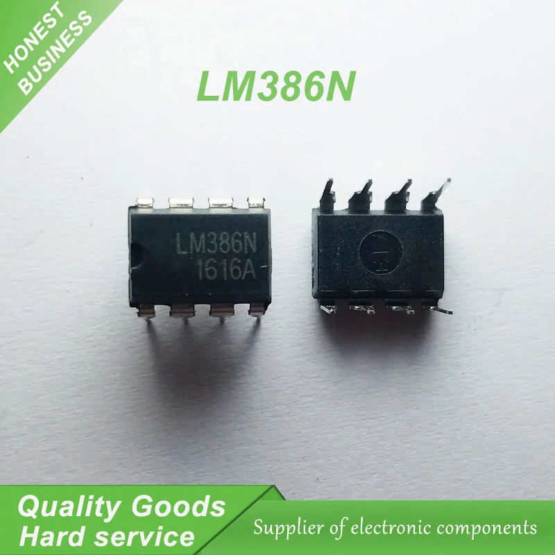 10pcs LM386 LM386N LM386M LM386L Audio Amplifiers LOW VLTG AUDIO PWR ...