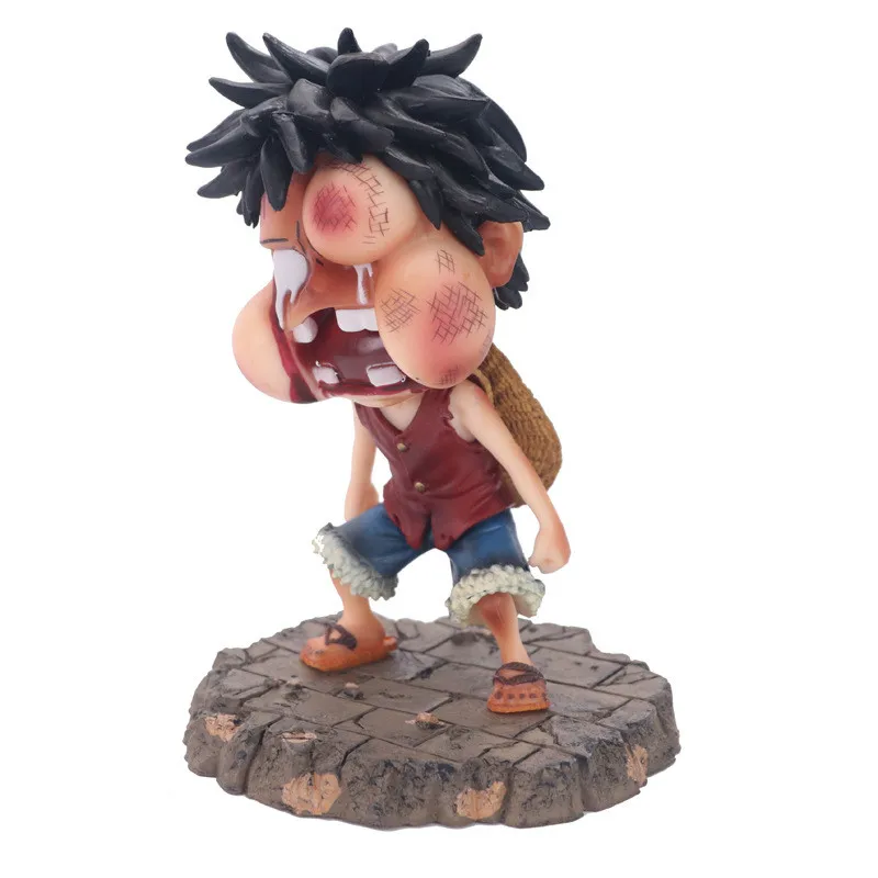 One Piece Luffy Funny Fat Face Swelling Ver. PVC Action Figures OP ...