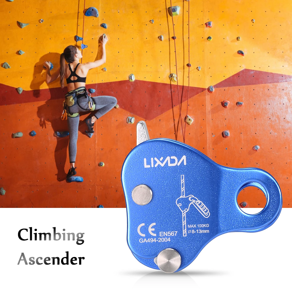Climbing Protective Ascender 220lb Climbing Ascender Belay Device Rope ...