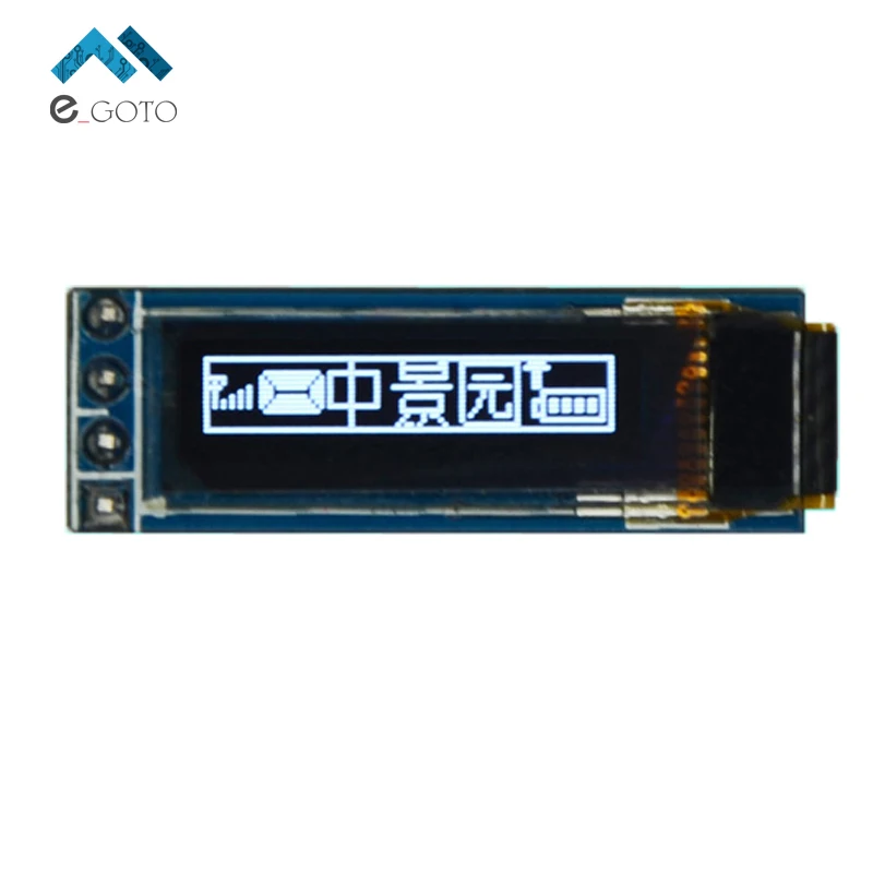 0.69" 0.69 Inch White OLED Display Module 96x16 3 5.5V IIC Interface ...