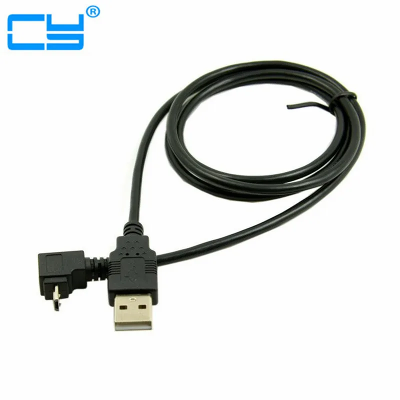 Up & Down & Left & Right Angled 90 Degree Micro USB Male to USB male ...