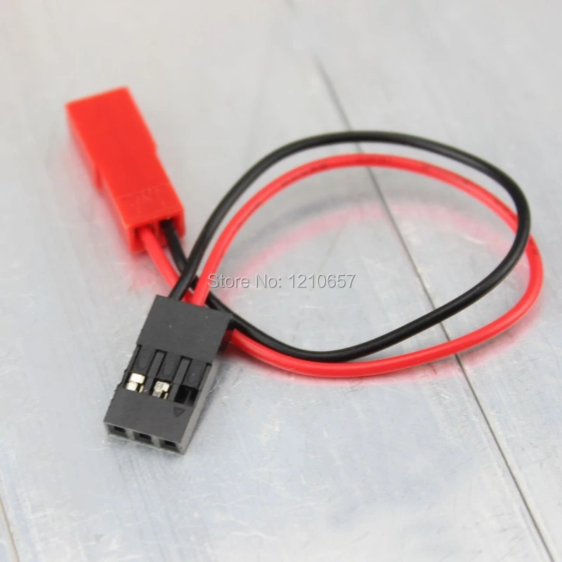 50 Stücke los JST Weibliche Zu JR Futaba Servo Stecker Adapter Kabel ...