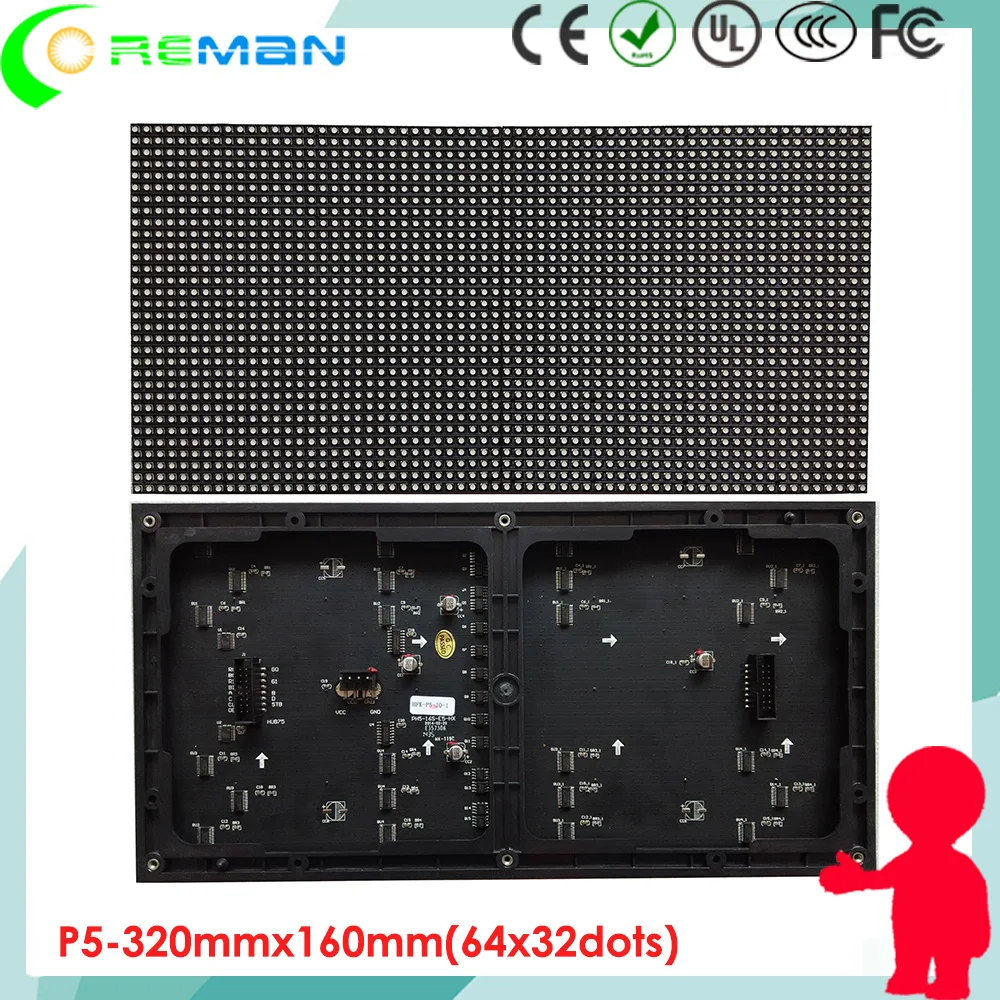 Coreman Indoor High Brightness Smd3528 Led Module P5 , P5 Indoor ...