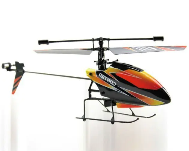 4CH 4 Channel 2.4 GHz RC Mini helicóptero Gyro V911 única rádio ...