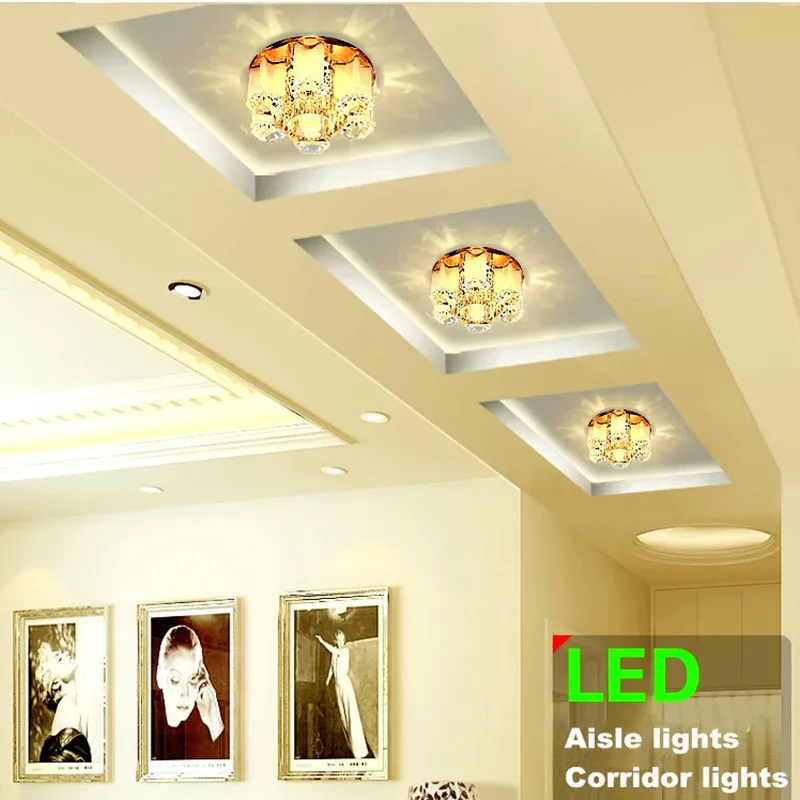3W 5W Crystal LED Downlight for Aisle lights ,LED Recessed Down light ...