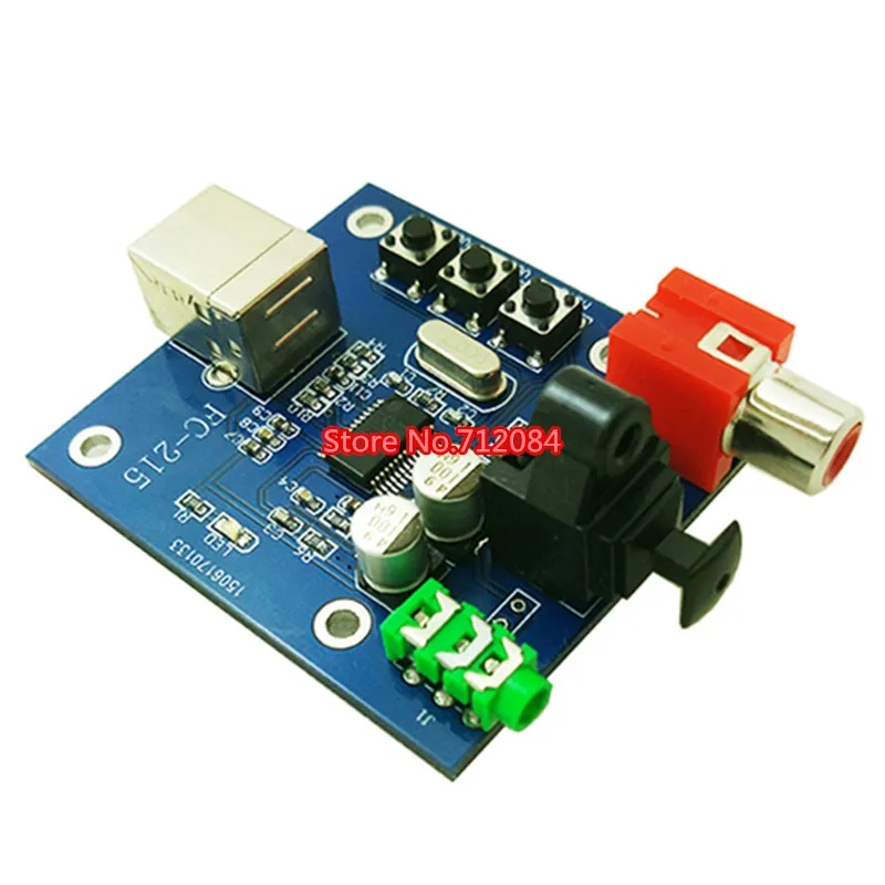 PCM2704 USB sound card DAC decoder module USB Input Coaxial Optical ...